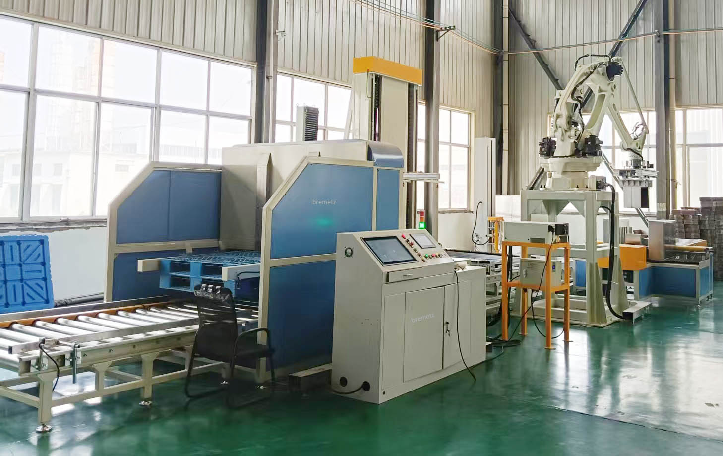 Corrugated cardboard stacking robot loading line - Bremetz (Shandong ...